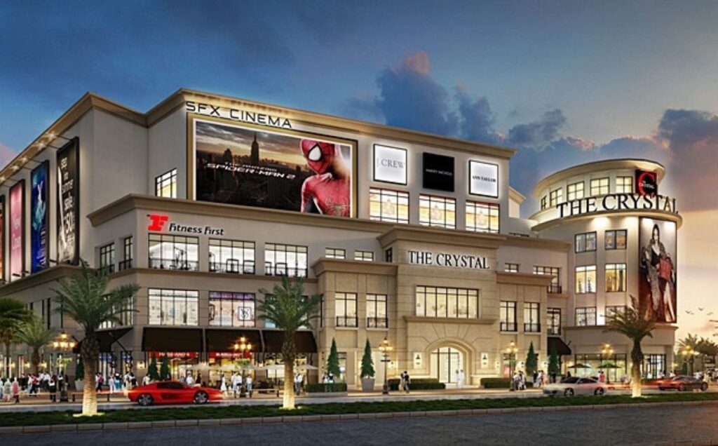 Crystal Veranda: New Mall Opens Behind Old Crystal